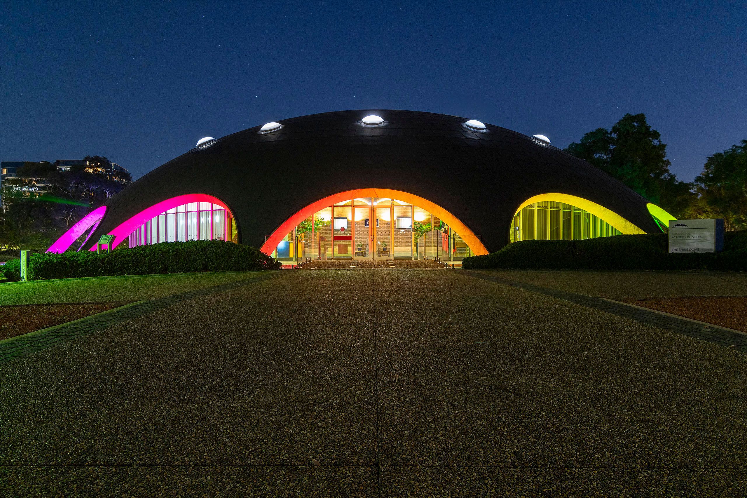 Shine Dome Canberra RGB Lighting | Lumascape Project - Portfolio ...